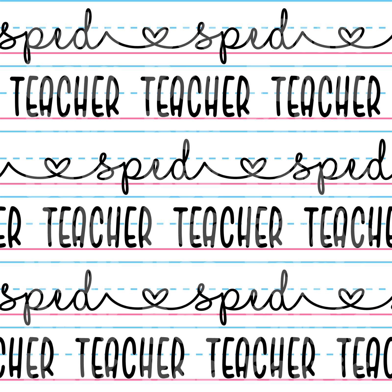 Sped Teacher – Baby Bee Fabric