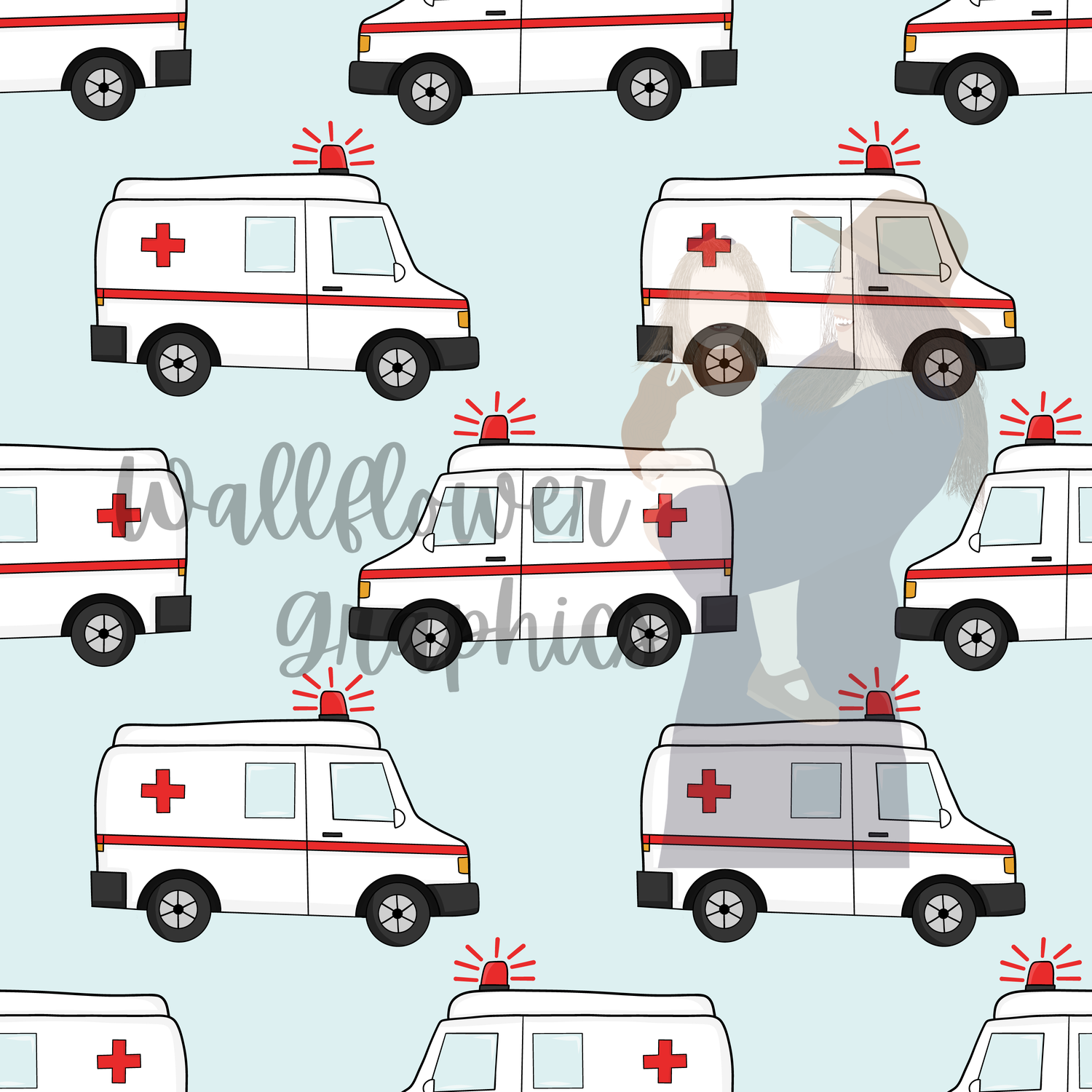 Ambulance-Directional – Baby Bee Fabric