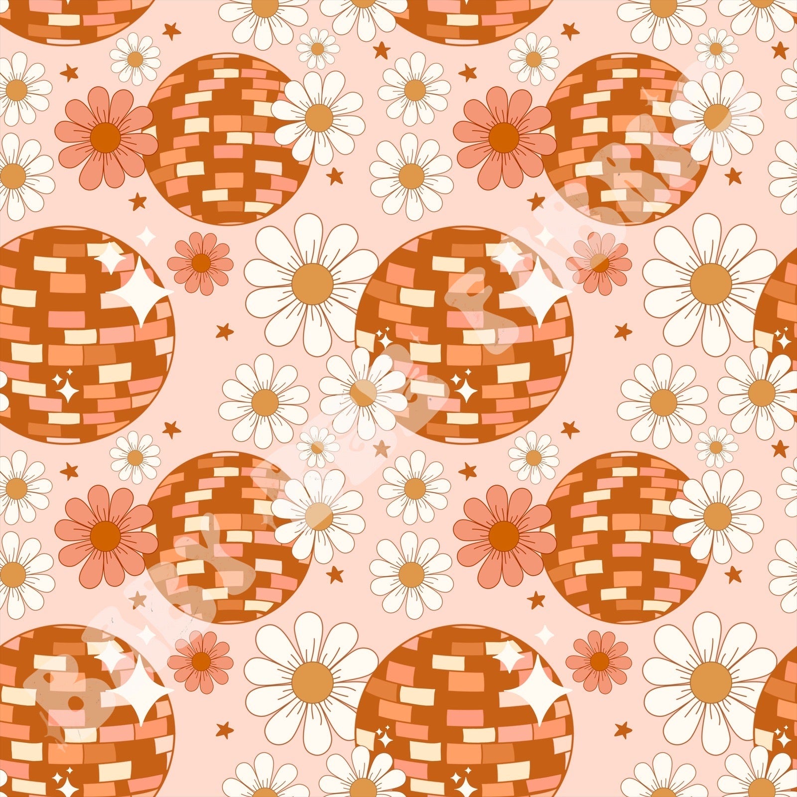 Disco Daisy – Baby Bee Fabric RTS