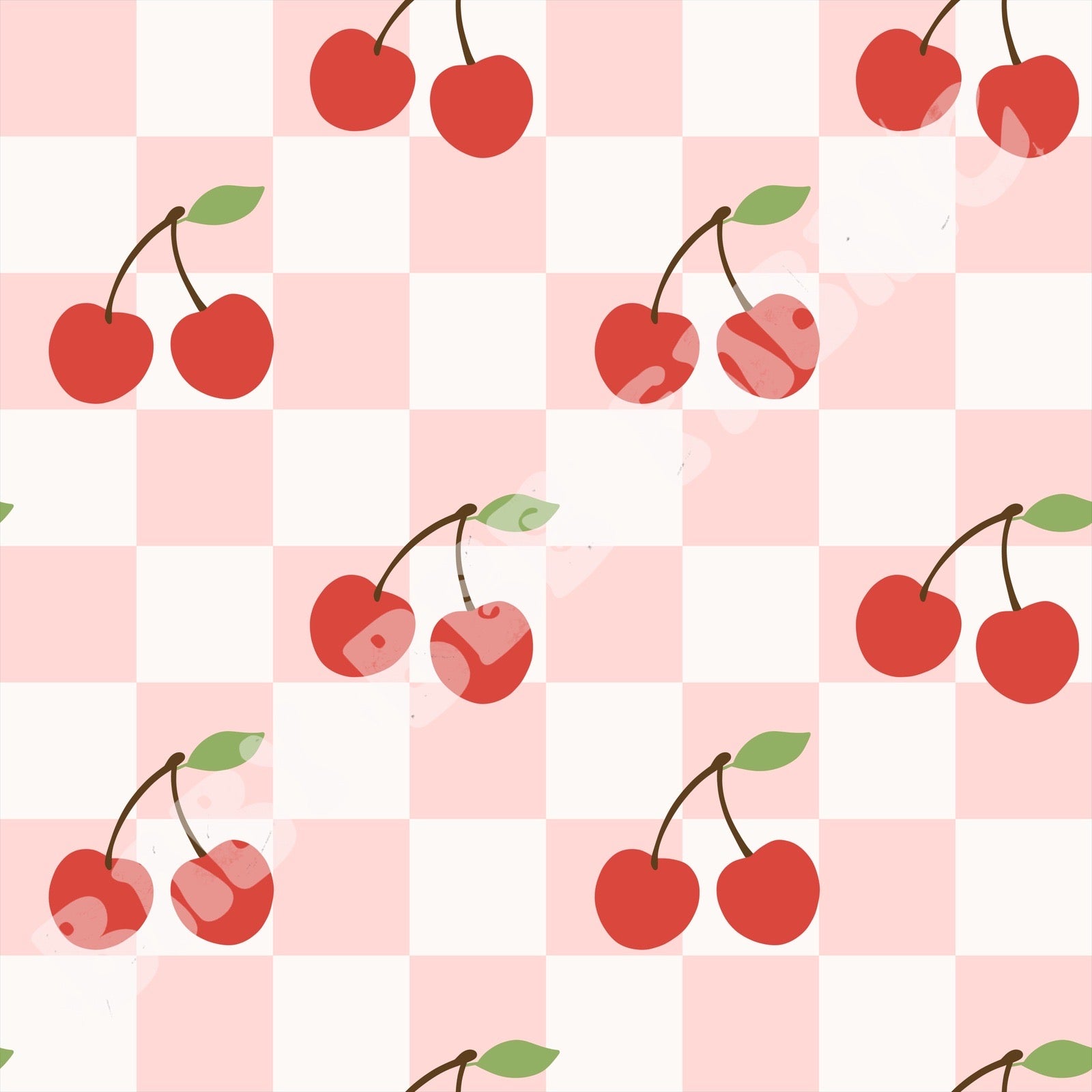 Checker Cherries – Baby Bee Fabric