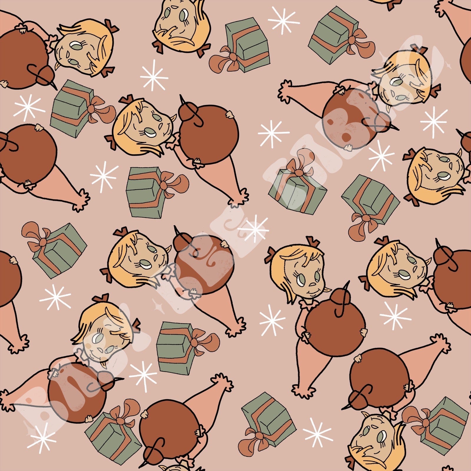 Muted Cindy – Baby Bee Fabric RTS